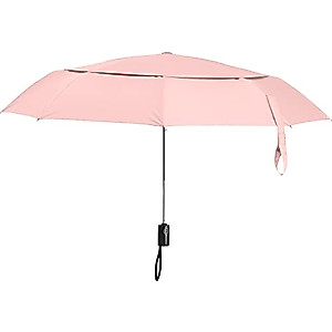 Coolibar UPF 50+ 42 Inch Sodalis Travel Umbrella - Sun Protective (One Size- Light Rose)