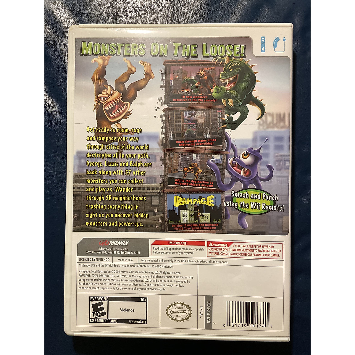 Rampage: Total Destruction - Nintendo Wii