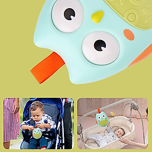 Kim Player Roly Poly Toy, Owl Weeble Wobble Toys for Baby 6 Months and Up, Best Gift for Kids Boys Girls Infants Toddlers