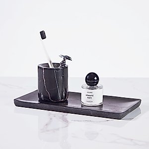 Generic Marble Bath Accessories Vanity Tray,Black Marble Vanity Tray， Black Marble Bath Accessories (Vanity Tray), XY-BATHROOM-SERIES-01