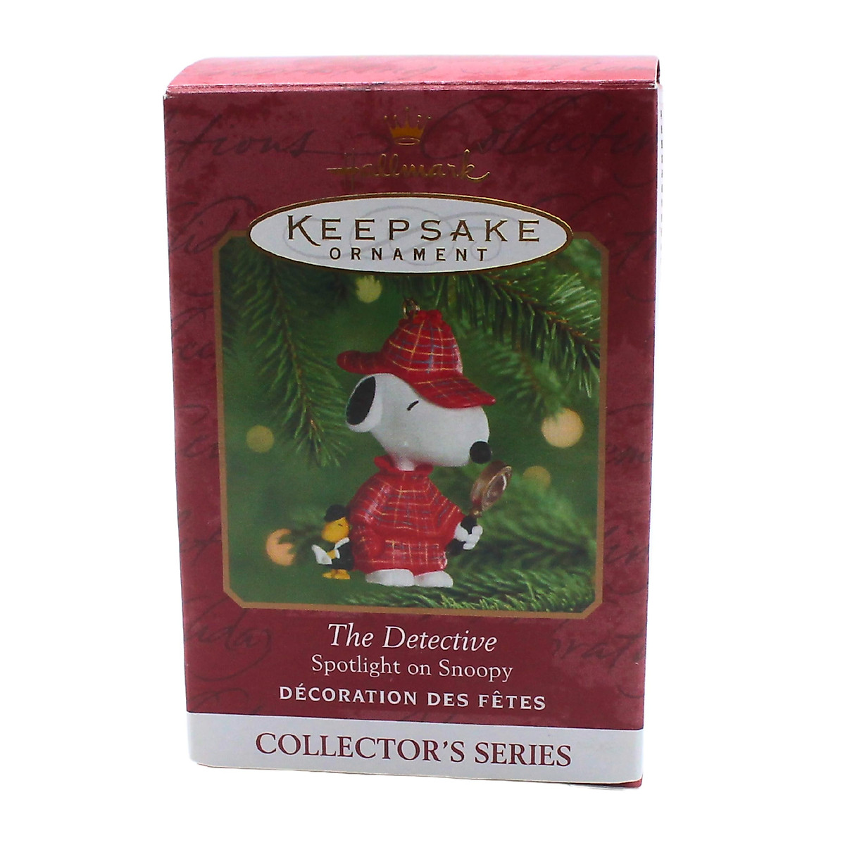 Hallmark 2000 Ornament The Detective # 3 Spotlight On Snoopy Series