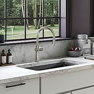 KOHLER Neoroc Undermount Double Bowl Kitchen Sink, Composite Sink with Smart Divide, 33" Double Offset Bowl with Sink Racks