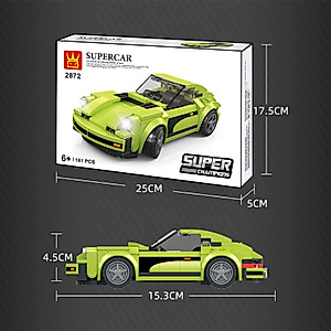 Wange Supercar Building Blocks Toys Speed Champions Racing Car Kit Collectible Sport Cars Model Ideal Gifts (161 Pieces)