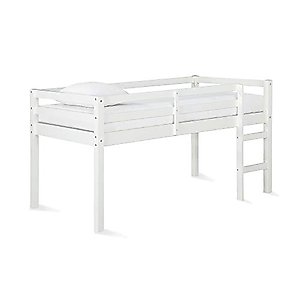 Dorel Living Milton Junior Twin Loft Bed, White