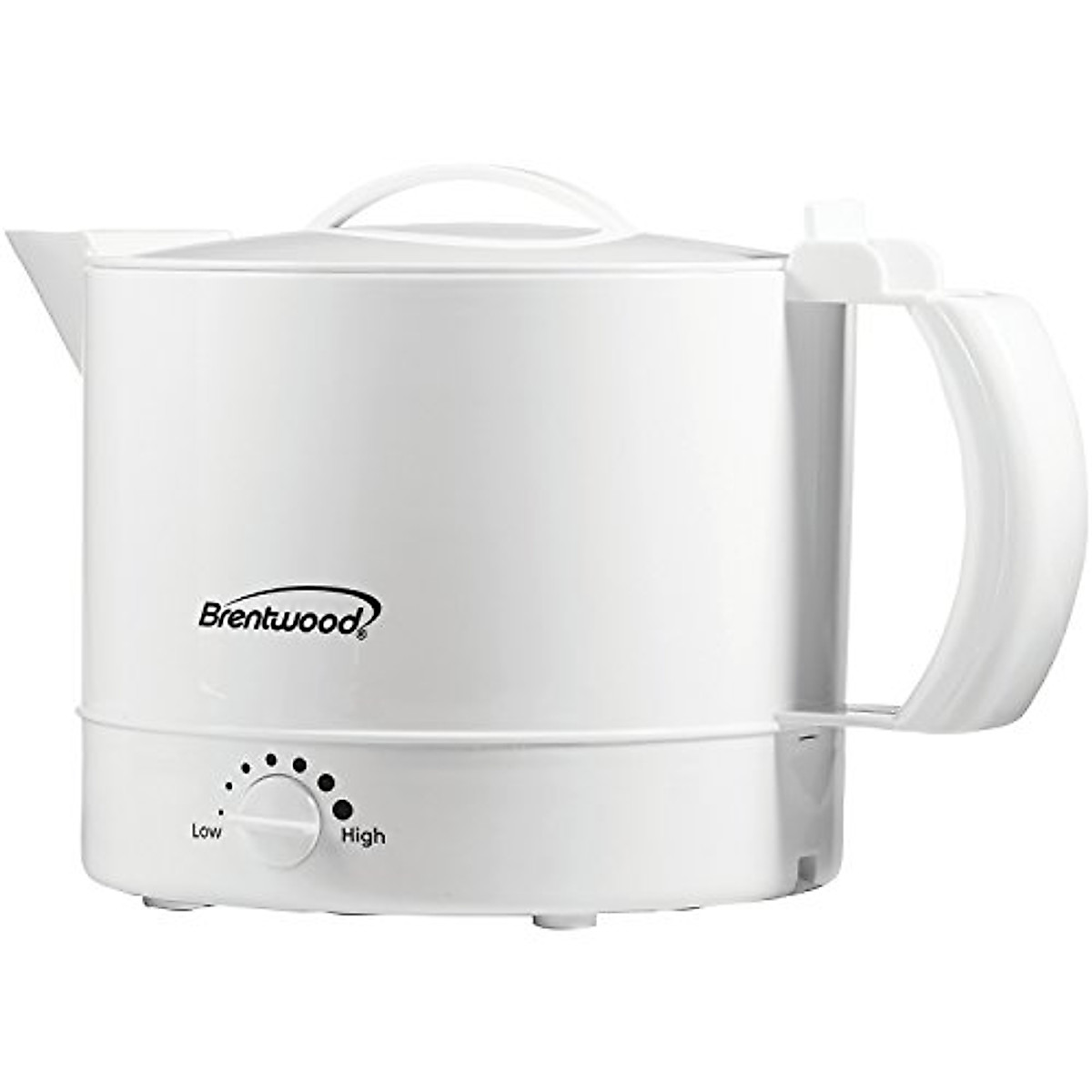 Brentwood Electric Kettle Hot Pot BPA Free, 32 oz, White