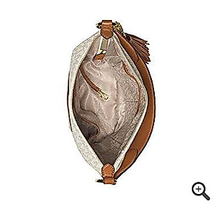 Michael Kors 10.5-Inch Elana Shoulder Bag, Vanilla