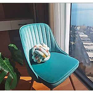 XIA ZHI Handmade Knot Ball Plush Pineapple Flowers Print Throw Pillow -Elegant Cozy Toy Gift Home Bedroom Couch Office Sofa Decoration 7.87 inch