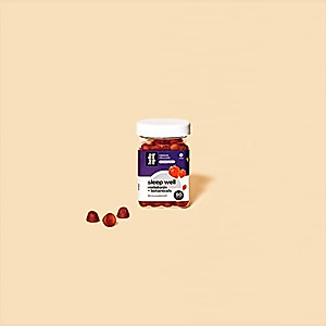 Hello Bello Sleep Well Melatonin + Botanicals Vitamins I Vegan and nonGMO Natural Berry Flavor Gummies with Passionflower and Chamomile I 5mg of Meletonin per Serving I 60 Count
