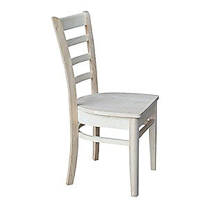 International Concepts Emily Side Chair, Unfinished