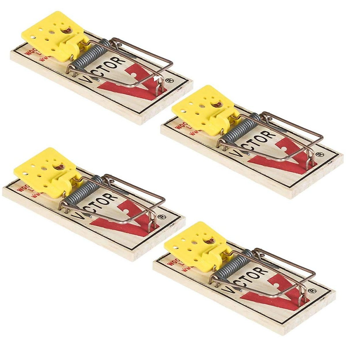 Victor M032 Easy Set Mouse Traps 4 Count