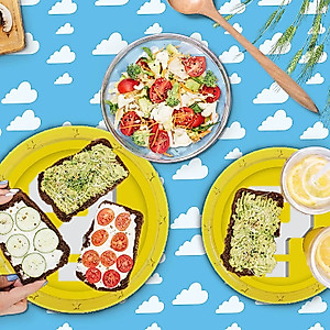 Nuwontun Mario Birthday Party Supplies Mario Birthday Party Decorations,32PCS Plates Set for Mario Birthday Baby Shower Decor