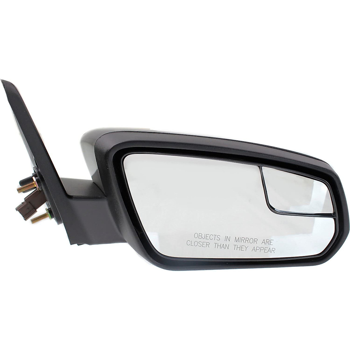 Kool Vue Driver & Passenger Side Power Mirrors for Ford Mustang 2011-2012 With Spotter Glass with 2 Caps