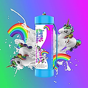 InfusionWhip Whipped Cream Chargers, 3.3L Tanks, 2000g Whip Cream Charger Cylinder, Single Cylinder (Rainbow Candy)