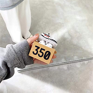 for Air pod 3 3rd Generation Case, Cute 3D Lovely Unique Cartoon for Air pod 3 Silicone Cover Fun Funny Cool Design Fashion Cases for Boys Girls Kids Teen for Air pod 3 (2021) (35 White)