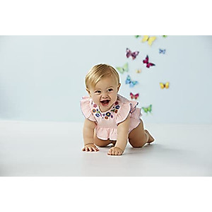 Mud Pie Girls Flower Bubble, Pink, 3-6 Months