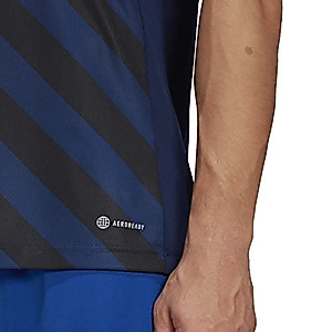 adidas mens Entrada 22 Graphic Jersey Shirt, Team Navy Blue/Black, Large US