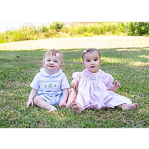 Petit Ami Baby Girls' Birthday Smocked Dress, 24 Months, Pink