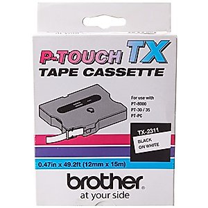 1/2in Black On White Pt-30 35 8000 Pc