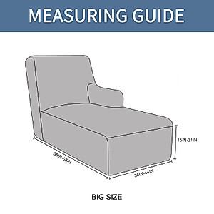 ULTICOR Additional Chaise Cover (Light Grey, Large - Right Chaise)