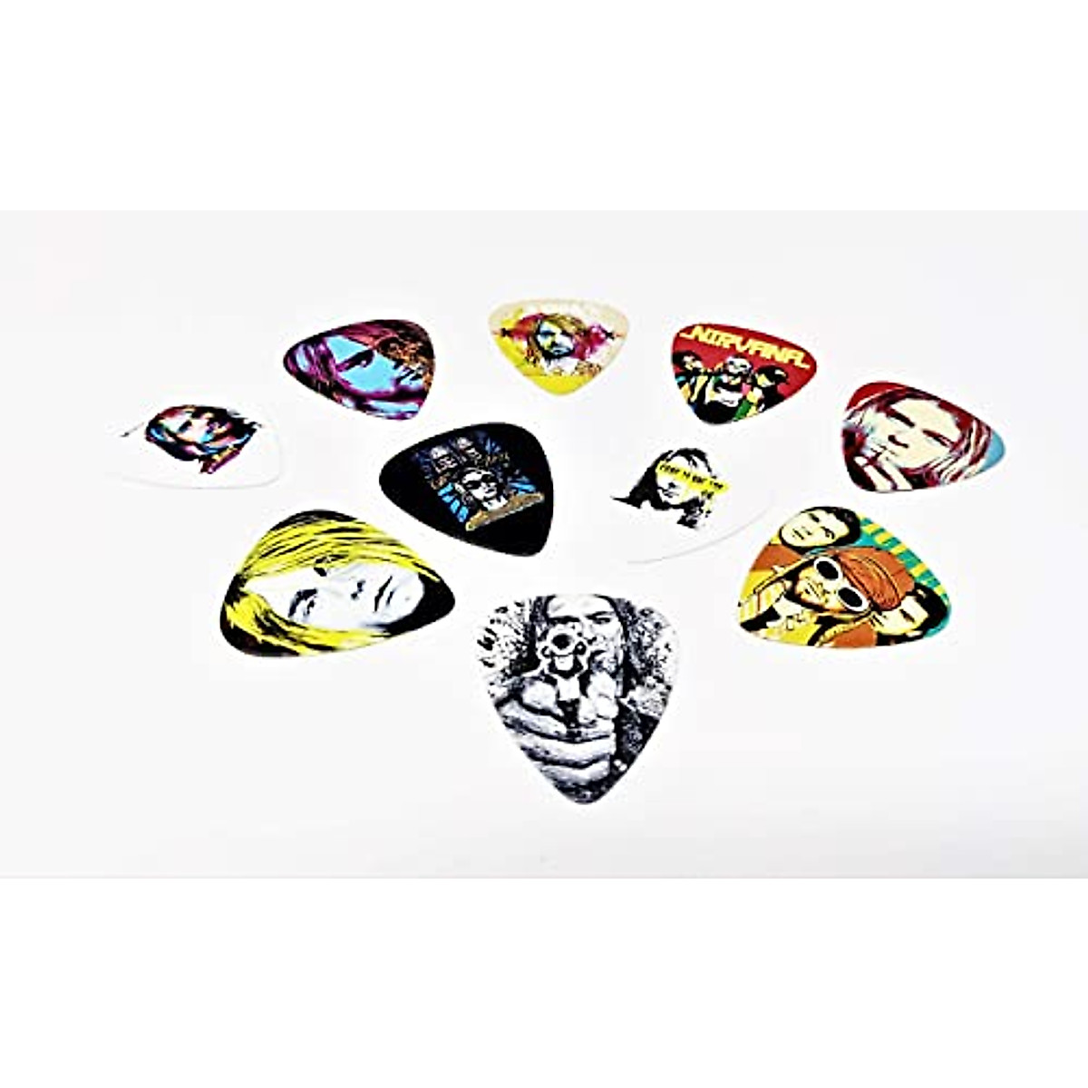 Nirvana | Kurt Cobain Guitar Picks (10 picks in a pack)