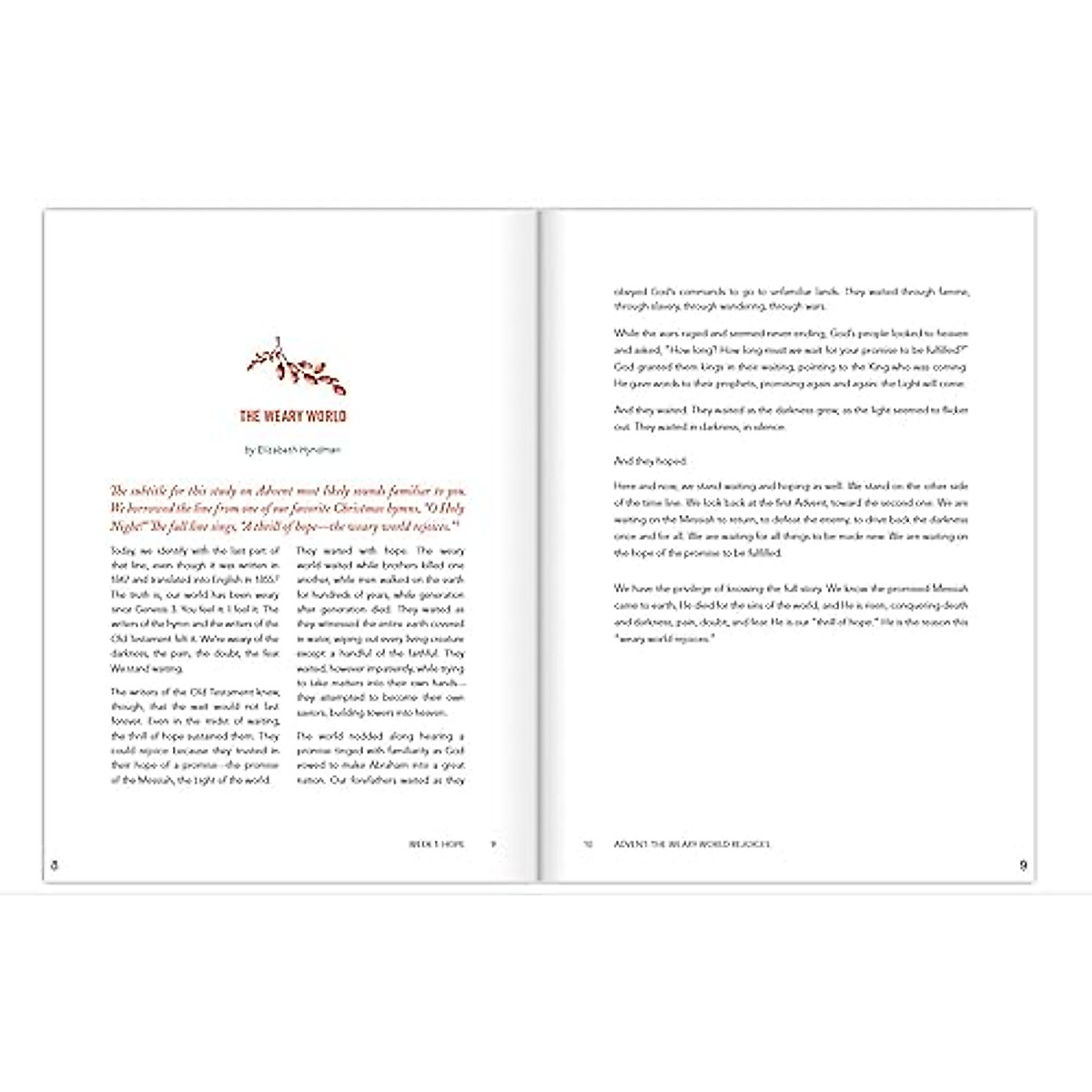 Advent - Bible Study Book: The Weary World Rejoices