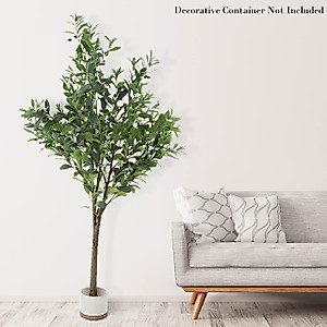 Pure Garden Sansevieria Snake Artificial Plant - 29.5-Inch Potted Faux Plant with Upward Foliage for Office or Home Decor - Realistic Indoor Plants