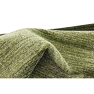 Unique Loom Del Mar Collection Area Rug-Transitional Inspired with Modern Contemporary Design, 6' 0" x 9' 0", Light Green/Beige