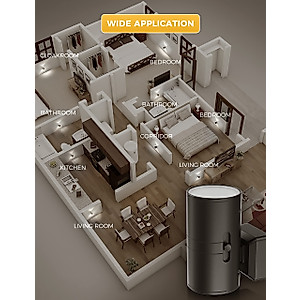 L LOHAS LED Night Light, Bright Night Light, Night Lights Plug into Wall, 5000K Daylight White, Dimmable Night Lights with Light Sensor, Decorative Night Lights for Hallway Bathroom Kitchen, 2 Pack