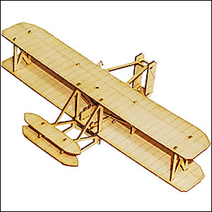 Desktop Wooden Model Kit Wright Flyer by YOUNGMODELER