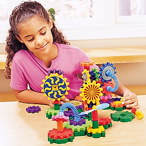 Learning Resources Gears! Gears! Gears! Gizmos Building Set, 83 Pieces, Ages 3+, Construction Toy, STEM Learning Toy