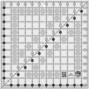 Creative Grids Quilt Ruler 12-1/2in Square - CGR12