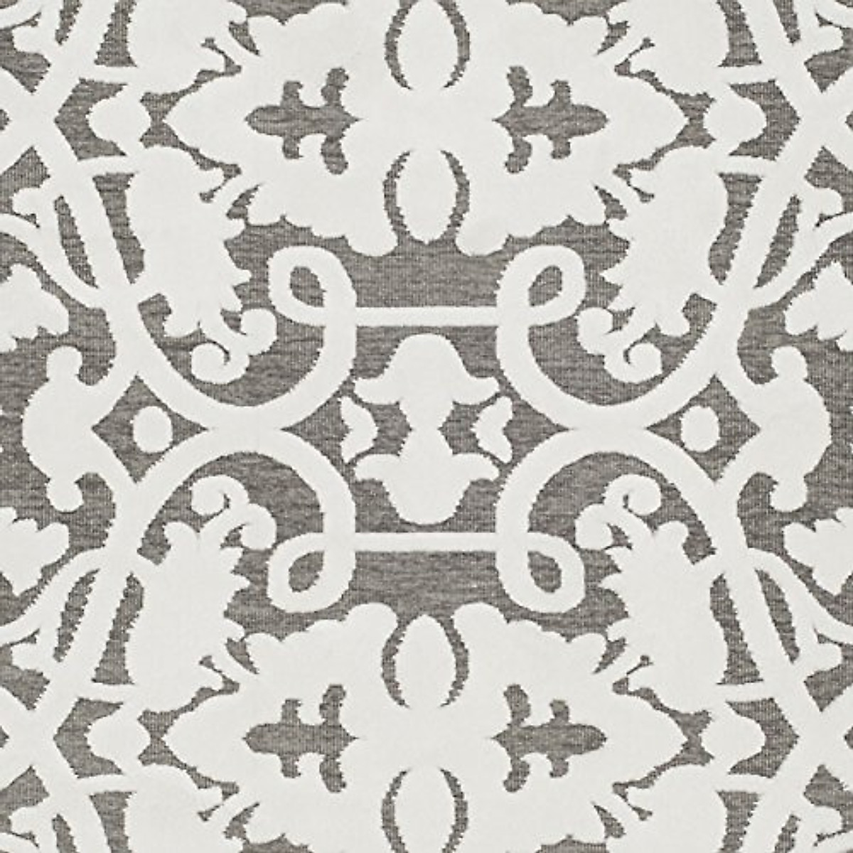 SAFAVIEH Paradise Collection Accent Rug - 3'1" x 4'7", Ivory & Dark Grey, Modern Viscose Design, Ideal for High Traffic Areas in Entryway, Living Room, Bedroom (PARB636C)