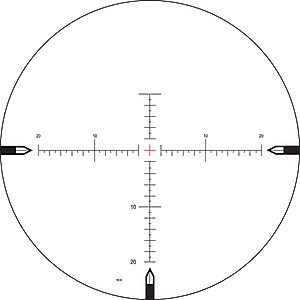 NIGHTFORCE NXS 8-32x56mm F2 30mm Tube Black Hunting Gun Scope - ZeroStop Parallax Adjustable Second Focal Plane Long-Range Shooting Scope Moar-T Reticle (C509)
