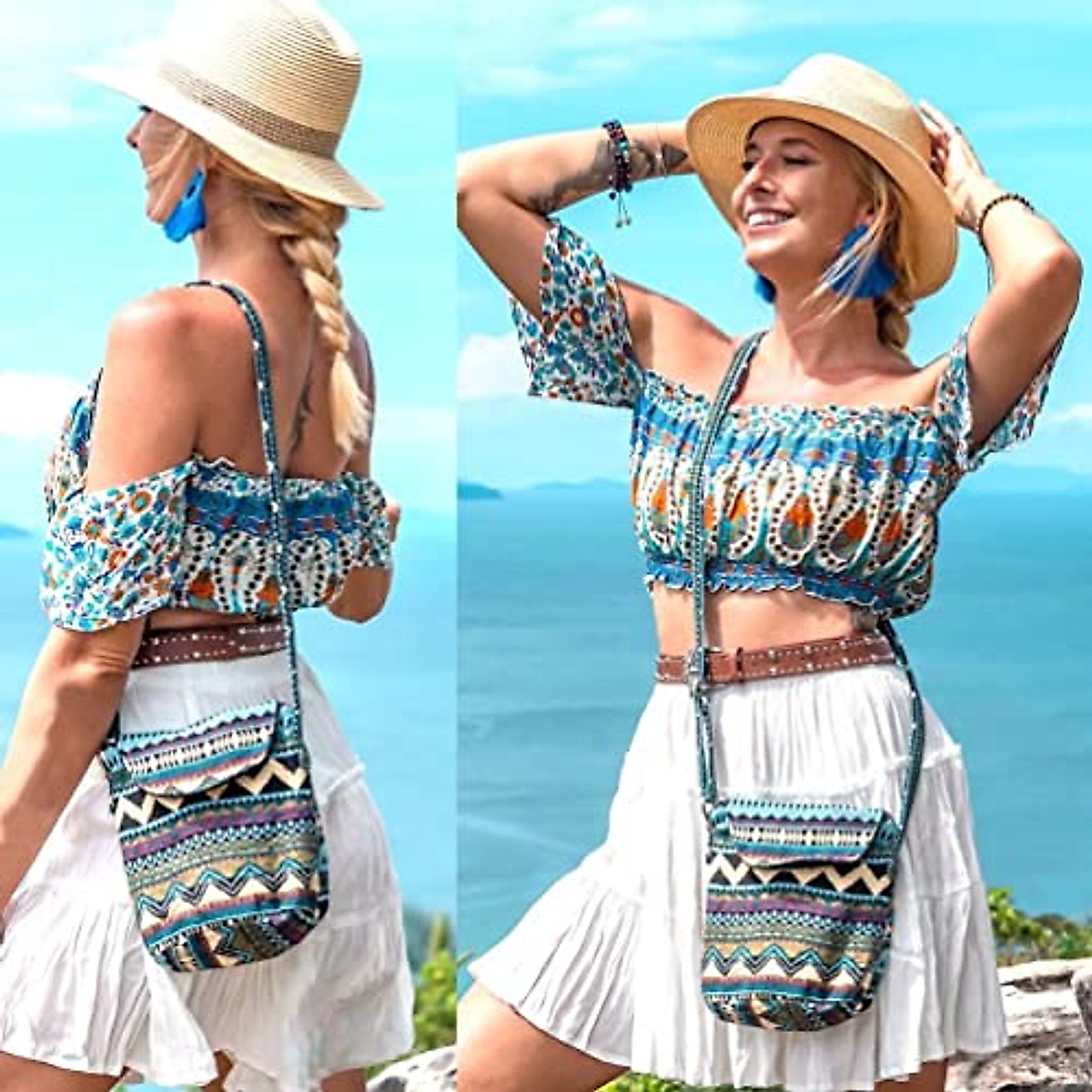 Satchel Saddle Pocket Swing pack Bag Collection Messenger Hobo Shoulder Bag Travel Sack Wallet Hippie Boho crossbody bags