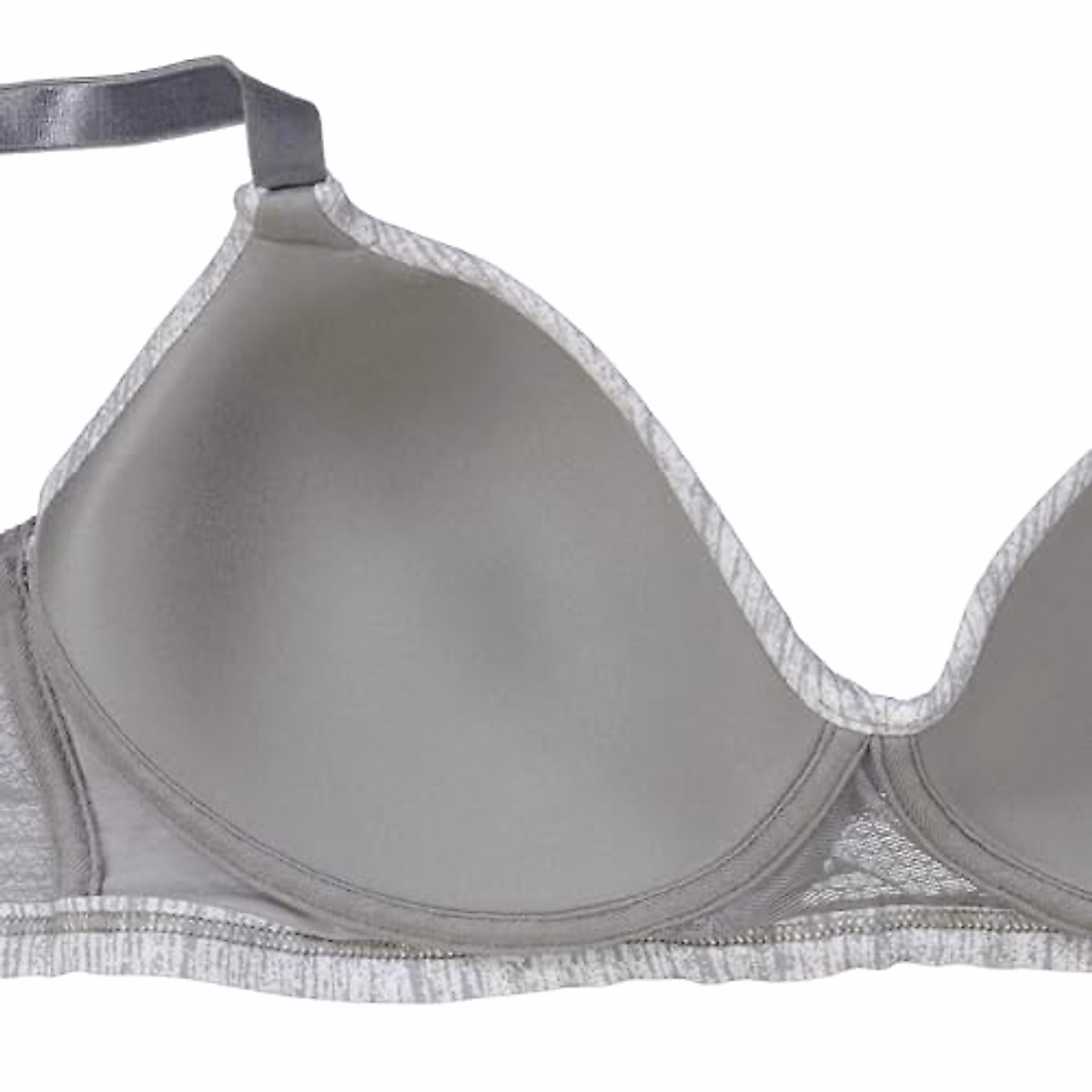 Hanes womens Oh So Light Foam Comfortflex Fit Wirefree Mhg521 Bra, Black/Nude, Large US