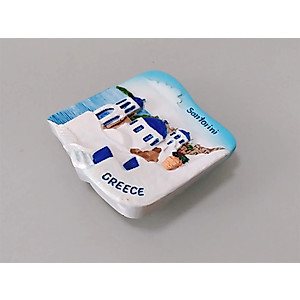 Santorini Greece 3D Fridge Magnet Tourist Souvenir Gift Home & Kitchen Decoration Magnetic Sticker Santorini Greece Refrigerator Magnet Collection