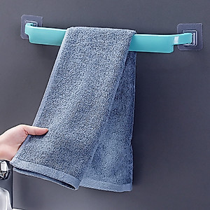 Rolling Can Storage Rack Towel Bar Single Towel Rack Towel Holder for Kitchen Bathroom Laundry Room NonDrilling Wall Mounted Hanging Towel Holder Towel Organizer Collapsible Dish Drainer for Kitchen