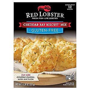 Red Lobster Cheddar Bay Biscuits Mix, Gluten-Free, 11.36-Ounce Boxes (Pack of 8)