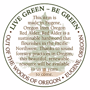 Out of the Woods of Oregon Bread and Bagel Slicer Bow Saw Bread Knife for Home Made Bread - Natural Alder - Choose from RIGHT OR LEFT HANDED (Walnut - Right Handed)