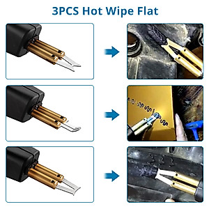 AUTOUTLET 120W Plastic Welding Kit Plastic Welder with 400pcs Hot Staples, Handy Hot Stapler Plastic Repair Kit for Repairing Cracked Plastic Parts of Car