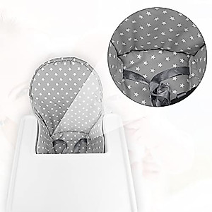 Twoworld High Chair Cushion for IKEA Antilop Highchair, Baby High Chair Seat Cover Liner Mat Pad Cushion for IKEA Antilop High Chair (Fashion Gray)