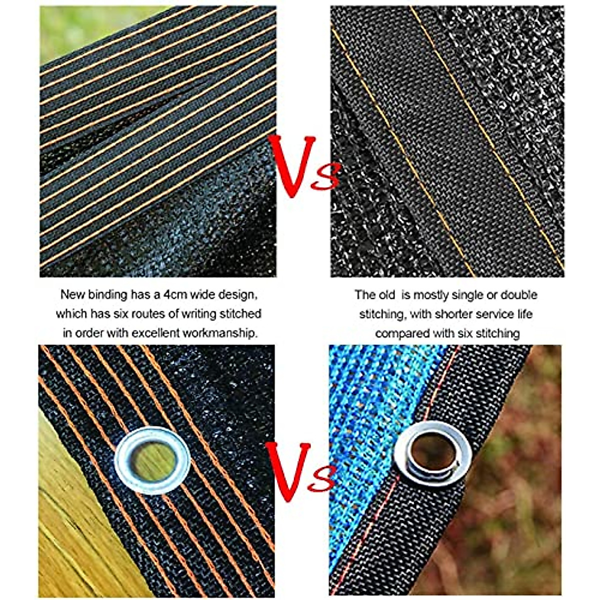 90% Shade Cloth 10 ft X 12 ft Shade Tarp Black Taped Edge with Grommets