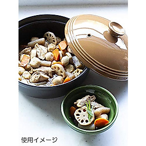 Thermatec IH Compatible Earthenware Pot, No. 9, Beige 20-4