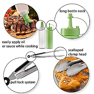 Metal Spatula Set of 6 - Griddle Accessories kit - Grill Flat Spatula Pancake Flipper Hamburger Turner - Metal Utensil Great for BBQ Grill Flat Top Cast Iron Griddle - Commercial Grade