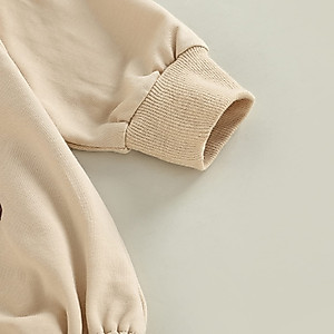 Twopumpkin Baby Christmas Outfit Boy Girl Vintage Onesie Newborn Infant Crewneck Sweatshirt Romper Cute Xmas Clothes 6-12 Months A Tis the Season Cookie Milk