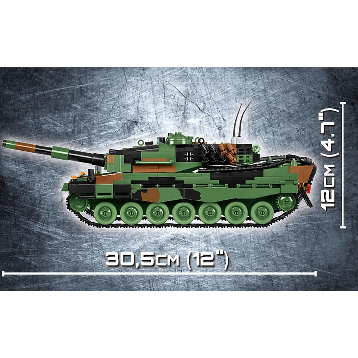 COBI Small Army Tank Museum Leopard 2 A4, Multicolor