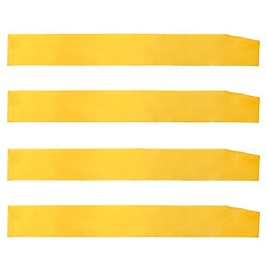GDTO8820 Blank sash Gold, 4 Pcs Blank Satin Sashes Plain Sashes Party Accessory for Graduation Wedding Party, Satin Sashes Pageant, Make Your Own Sashes, GOLD Party Plain Pageant Sashes (GOLD-YELLOW)