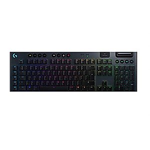 Logitech G915 Wireless Mechanical Gaming Keyboard -Tactile, Black (Renewed)