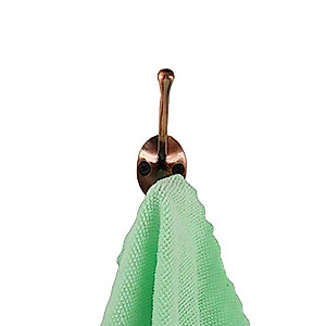 Bathroom Coat Hooks,Ulifestar Decorative Hanger Rack for Hanging Towel,Jacket,Handbag,Scarf,Keys,Solid Wall Mounted Home Kitchen Garage Closet Storage & Organization Hardware Accessories 10PC (Copper)