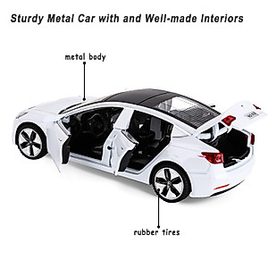 Toy Car Model 3 Diecast Metal Model Cars Pull Back car for Boys and Girls Age 3-12 Years Old